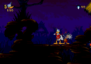 Screenshot of Maui Mallard in Cold Shadow (Genesis, 1995) - MobyGames