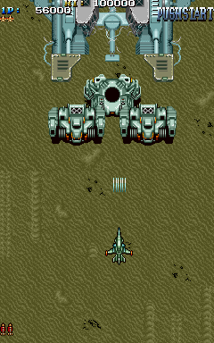 Screenshot of Blue Hawk (Arcade, 1993) - MobyGames