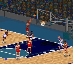 Screenshot of NBA Live 95 (SNES, 1994) - MobyGames