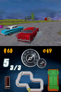 Screenshot of Chrysler: Classic Racing (Nintendo DS, 2008) - MobyGames