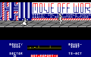 Screenshot of Blade Runner (Amstrad CPC, 1985) - MobyGames