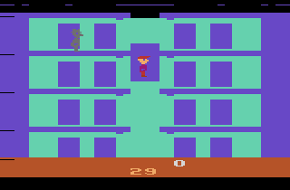 Screenshot of Elevator Action (Atari 2600, 1983) - MobyGames