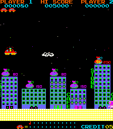 Screenshot of Jump Bug (Arcade, 1981) - MobyGames