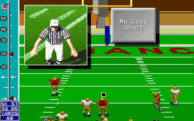 Screenshot of Mike Ditka Ultimate Football (DOS, 1991) - MobyGames