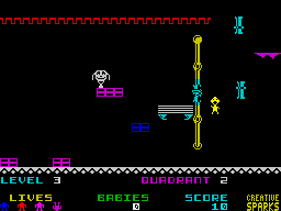 Screenshot of Kidnap (ZX Spectrum, 1986) - MobyGames