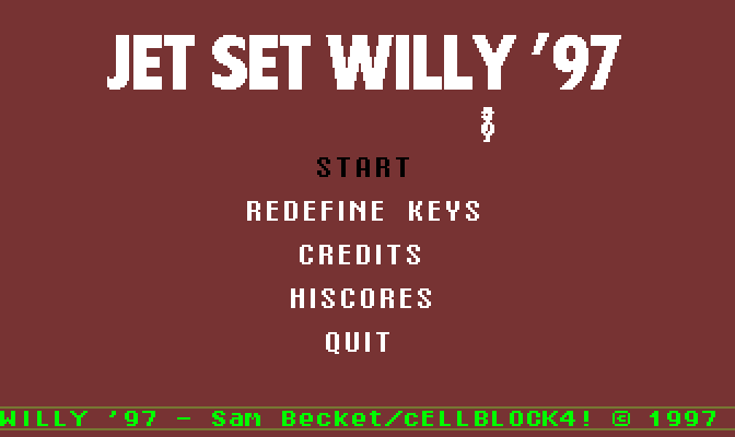 Jet Set Willy '97 (1997) - MobyGames