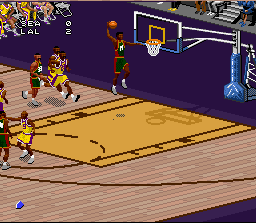 Screenshot of NBA Live 97 (SNES, 1996) - MobyGames