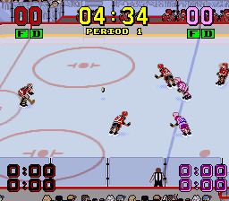 Screenshot of Super Slap Shot (SNES, 1993) - MobyGames