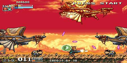 Screenshot of Demon Front (Arcade, 2002) - MobyGames