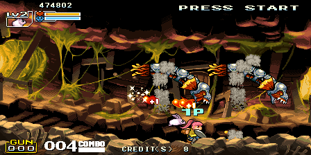 Screenshot of Demon Front (Arcade, 2002) - MobyGames