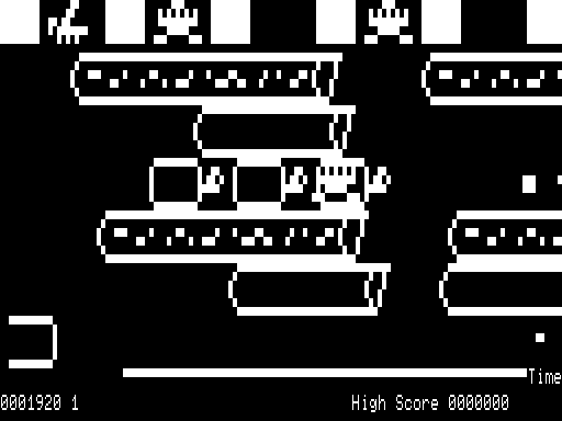 Screenshot of Frogger (TRS-80, 1981) - MobyGames