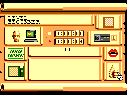 Screenshot of Sega Chess (SEGA Master System, 1991) - MobyGames