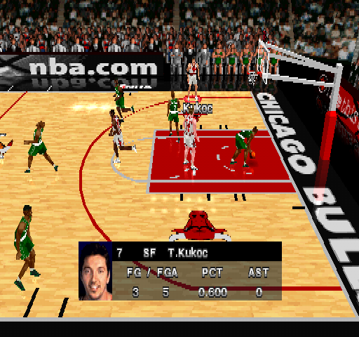 Screenshot of NBA in the Zone 2000 (PlayStation, 2000) - MobyGames