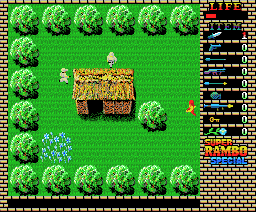 Screenshot of Super Rambo Special (MSX, 1986) - MobyGames