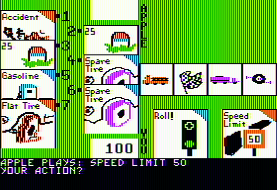 Screenshot of Milestones (Apple II, 1981) - MobyGames