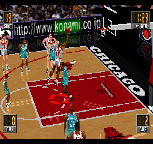 Screenshot of NBA in the Zone 2 (PlayStation, 1996) - MobyGames