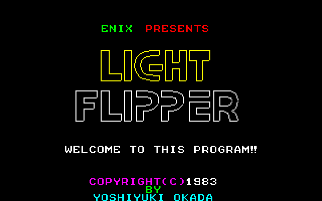 Light Flipper (1983) - MobyGames