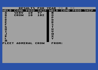 Screenshot of Galaxy (Atari 8-bit, 1979) - MobyGames