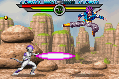 Screenshot of Dragon Ball Z: Taiketsu (Game Boy Advance, 2003) - MobyGames