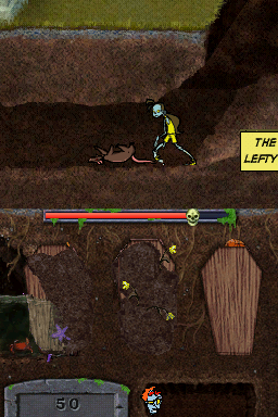 Screenshot of Teenage Zombies: "Invasion of the Alien Brain Thingys ...