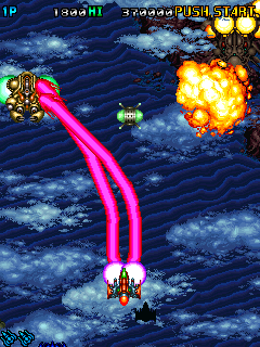Screenshot of Dogyuun (Arcade, 1992) - MobyGames