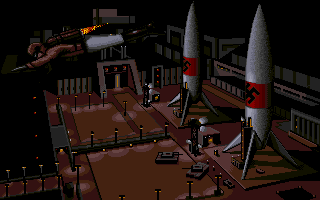 Screenshot of Rocket Ranger (Amiga, 1988) - MobyGames