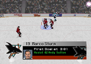 Screenshot of NHL Blades of Steel 2000 (PlayStation, 2000) - MobyGames