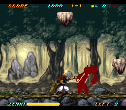 Screenshot of Kishin Dōji ZENKI: Battle Raiden (SNES, 1995) - MobyGames