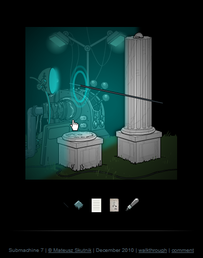 Screenshot of Submachine 7: The Core (Browser, 2010) - MobyGames