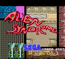 Screenshot of Alien Syndrome (Sharp X68000, 1986) - MobyGames