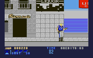 Screenshot of ESWAT: Cyber Police (Atari ST, 1989) - MobyGames