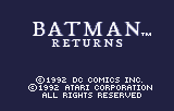 Batman Returns screenshots - MobyGames