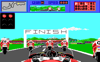 Screenshot of The Cycles: International Grand Prix Racing (Amiga, 1989 ...