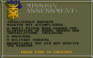 Screenshot of Airborne Ranger (Atari ST, 1987) - MobyGames