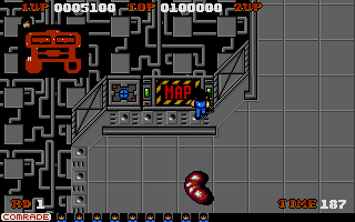 Screenshot of Alien Syndrome (Atari ST, 1987) - MobyGames