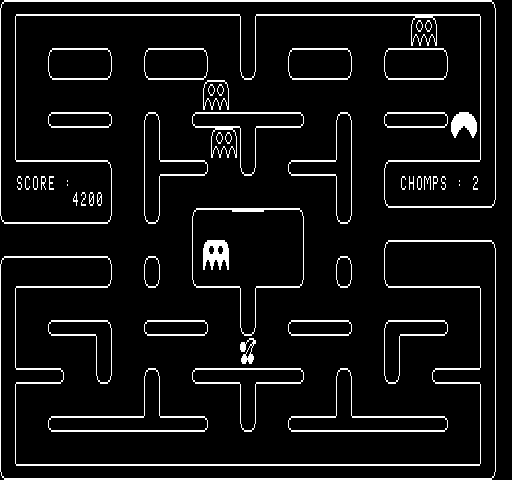 Screenshot of Chomp (Exidy Sorcerer, 1981) - MobyGames
