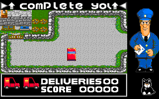 Screenshot of Postman Pat (Amiga, 1989) - MobyGames