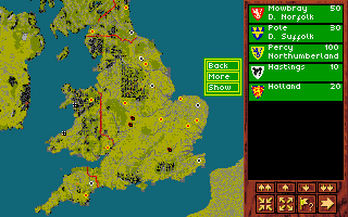 Screenshot of Kingmaker (Amiga, 1993) - MobyGames