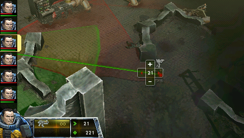 Screenshot of Warhammer 40,000: Squad Command (PSP, 2007) - MobyGames