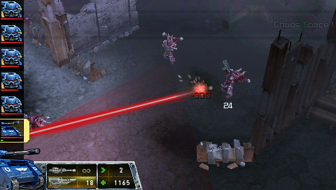 Screenshot of Warhammer 40,000: Squad Command (PSP, 2007) - MobyGames