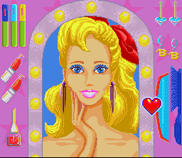 Screenshot of Barbie Super Model (SNES, 1993) - MobyGames