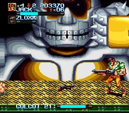 Screenshot of Iron Commando: Kōtetsu no Senshi (SNES, 1995) - MobyGames