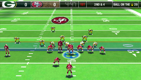 Screenshot of Madden NFL 09 (PSP, 2008) - MobyGames