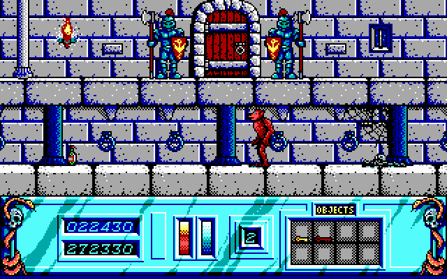 Screenshot of Night Hunter (DOS, 1988) - MobyGames