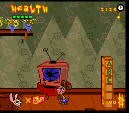 Screenshot of The Ren & Stimpy Show: Veediots! (SNES, 1993) - MobyGames