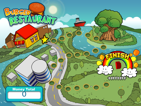 Screenshot of Burger Restaurant (Browser, 2007) - MobyGames