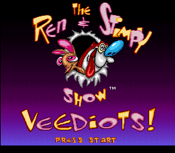Screenshot of The Ren & Stimpy Show: Veediots! (SNES, 1993) - MobyGames