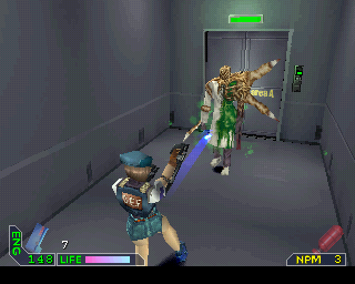 Screenshot of Chaos Break: Episode from "Chaos Heat" (PlayStation, 2000 ...