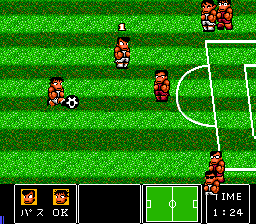 Screenshot of Nintendo World Cup (TurboGrafx-16, 1990) - MobyGames