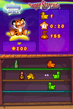 Screenshot of Shining Stars: Super Starcade (Nintendo DS, 2008) - MobyGames